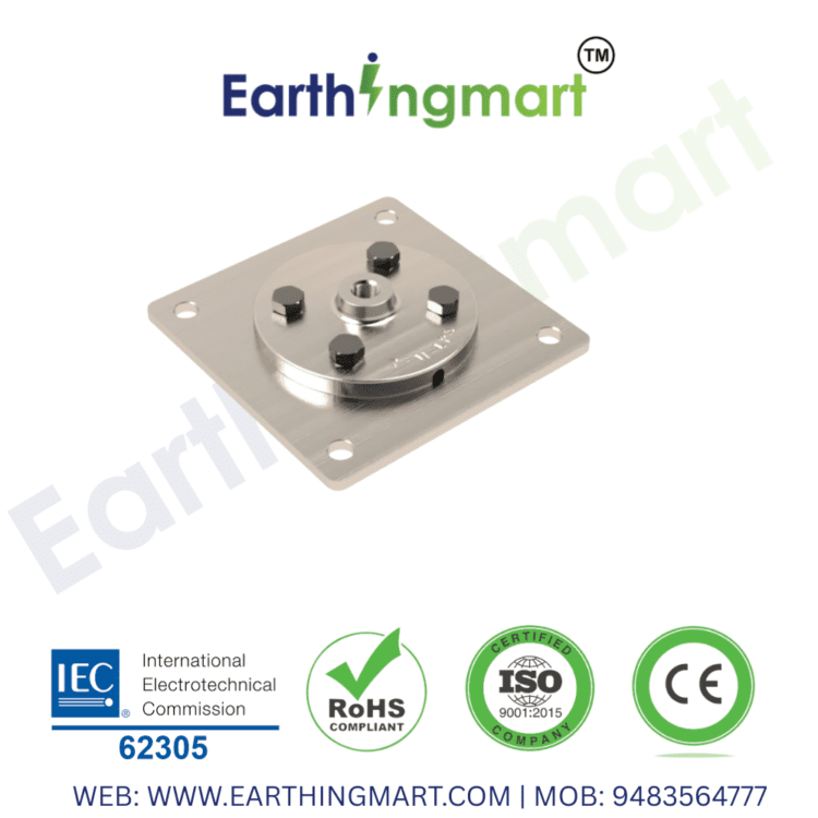 Air Terminal Base for Lightning Protection Systems in India | Earthing Mart